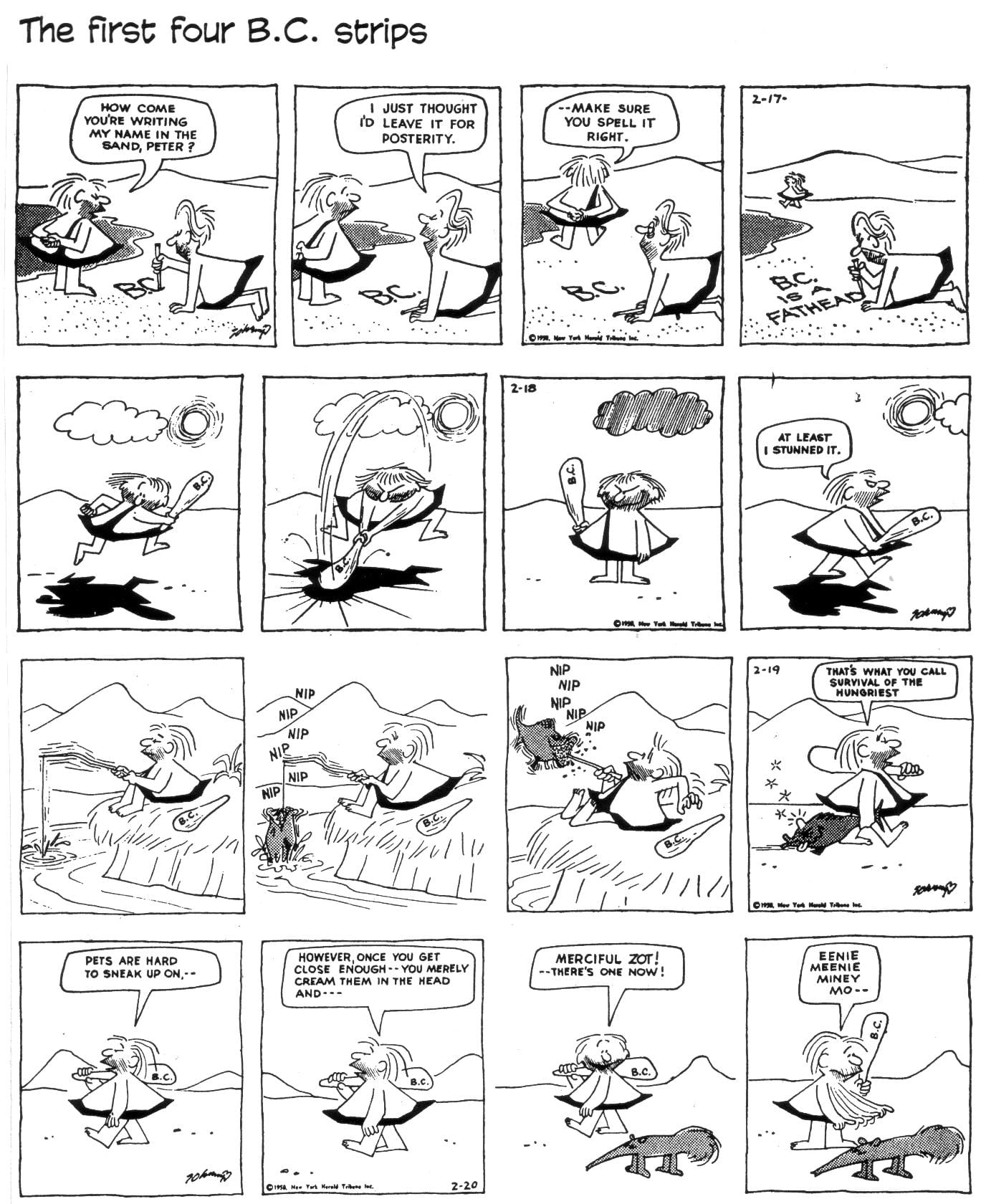 Johnny Hart to Appear B.C. - The Comics Journal