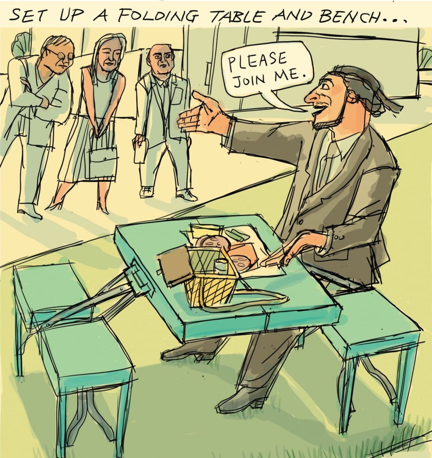 Set Up a Folding Table - The Comics Journal