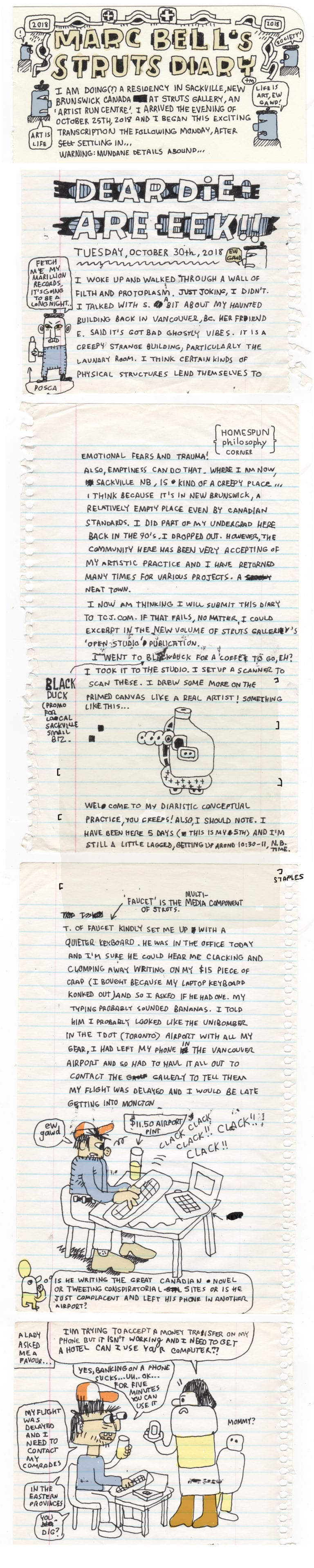 Marc Bell: Day Two - The Comics Journal