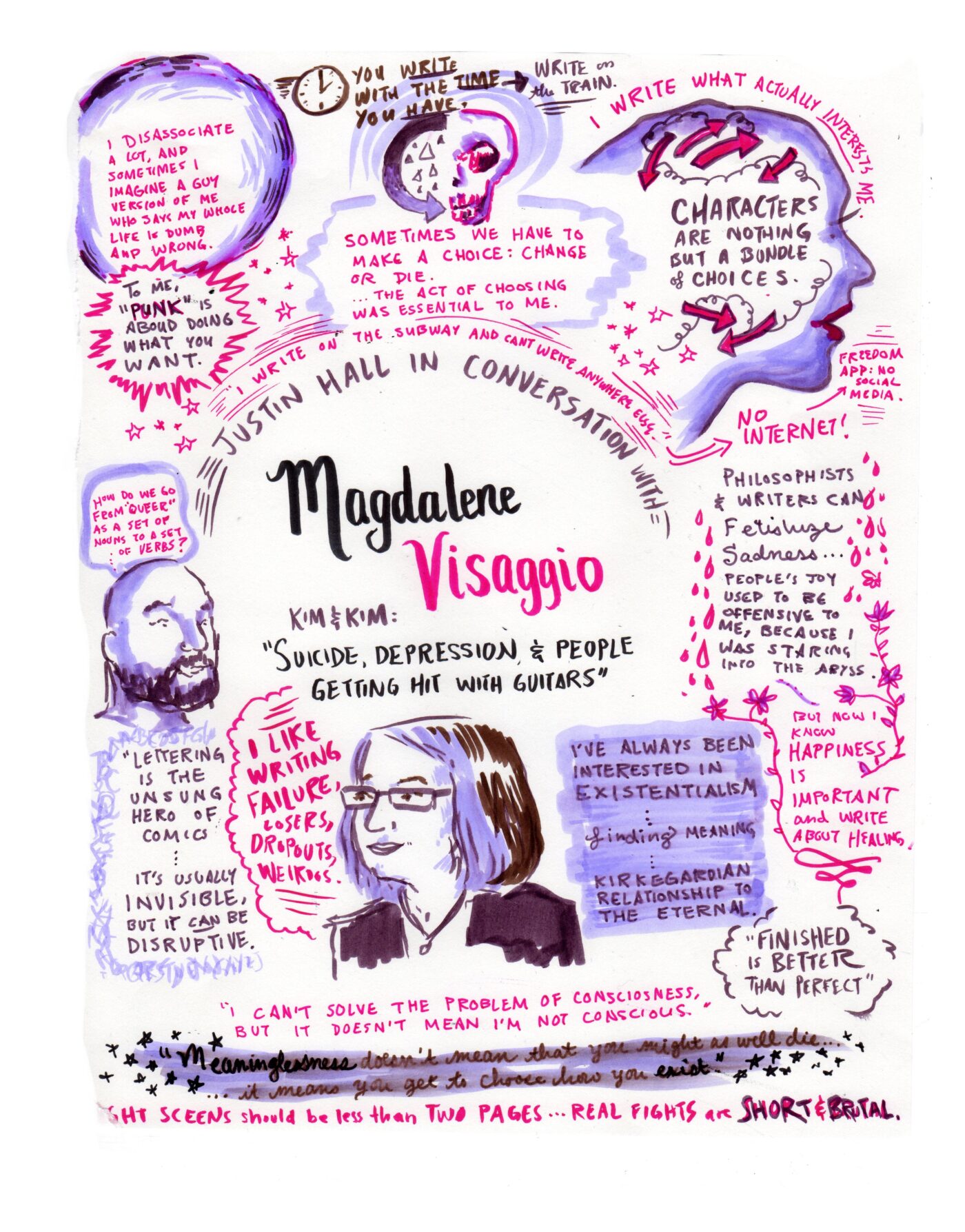 Live Scribing with Elizabeth Beier: Magdalene Visaggio In Conversation ...