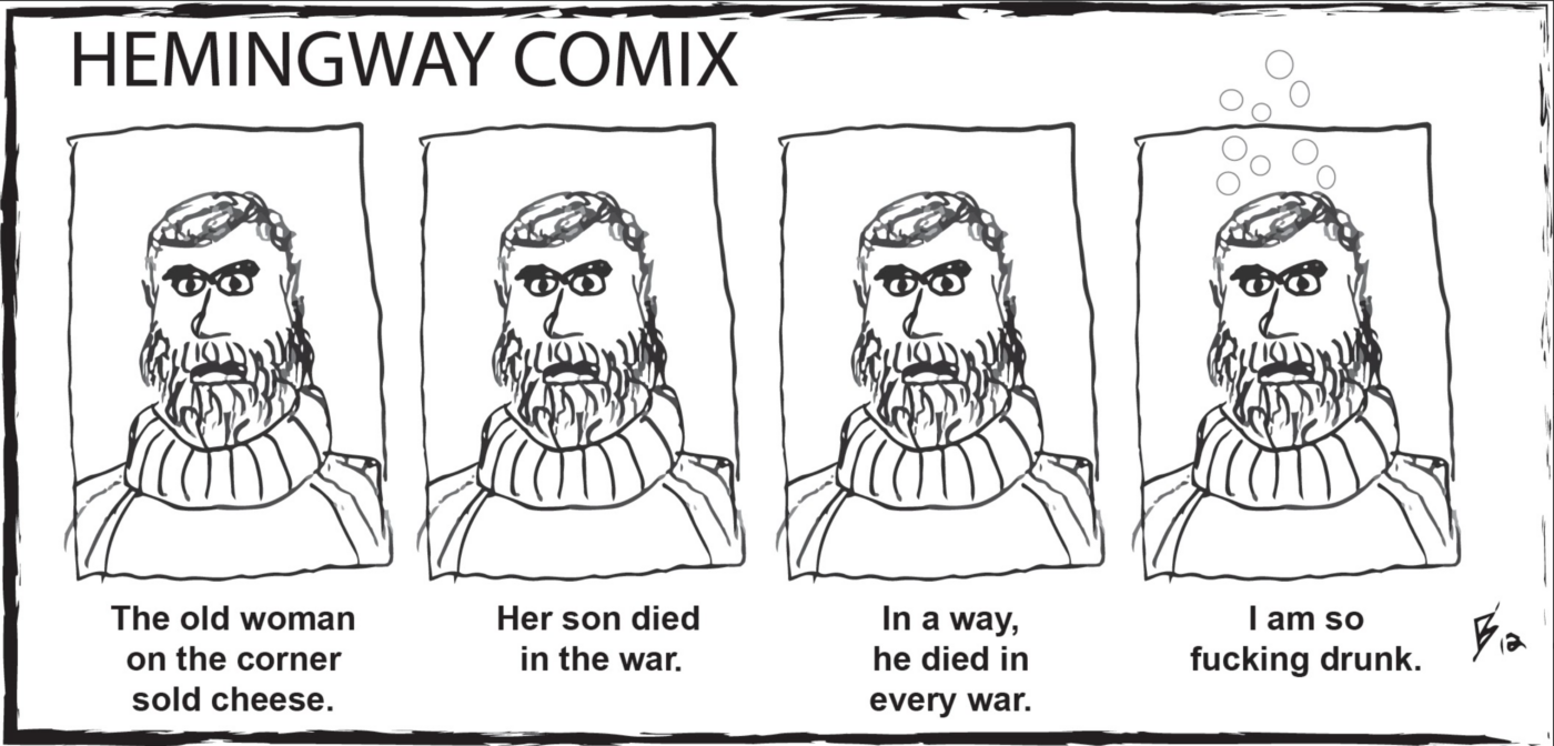 Excerpt: "Hemingway in Comics" - The Comics Journal