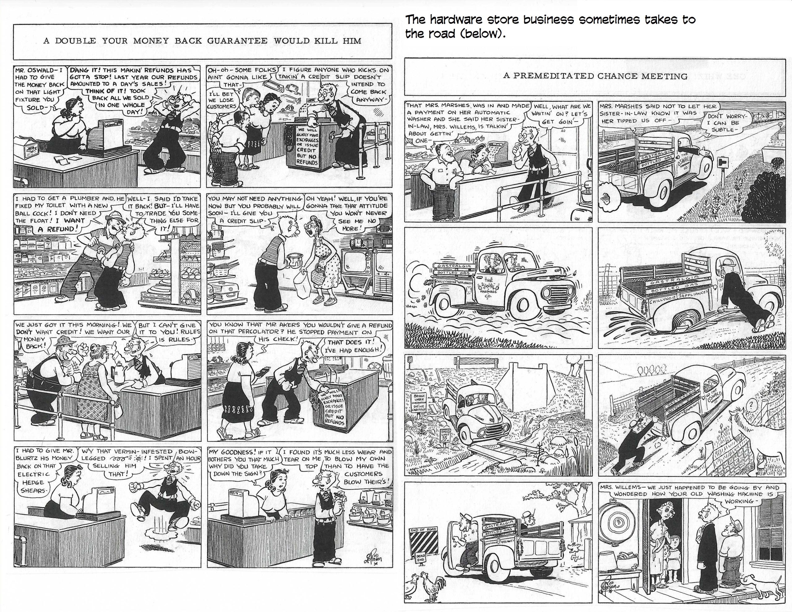Mister Oswald And His Hardware Store Russ Johnson s Long running Comic 