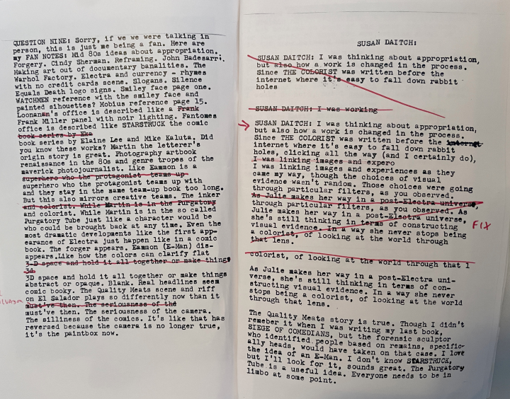 Out of Print: Revisiting Susan Daitch's The Colorist - The Comics Journal