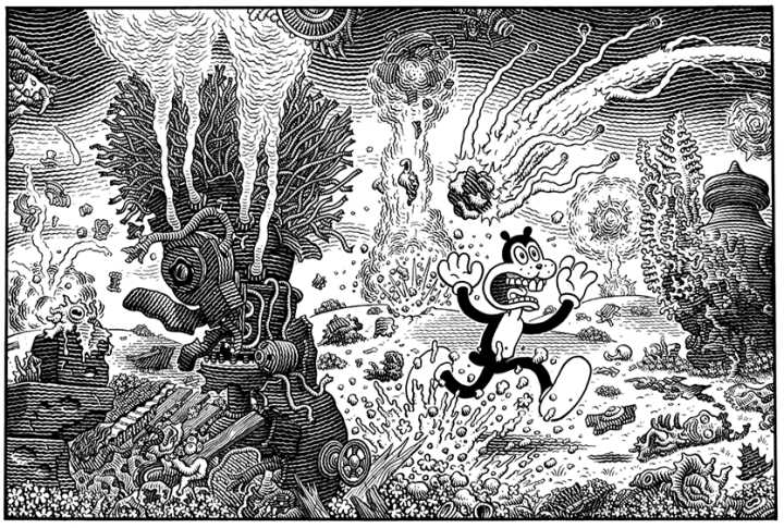 A terrible beauty is born: Jim Woodring's One Beautiful Spring Day ...