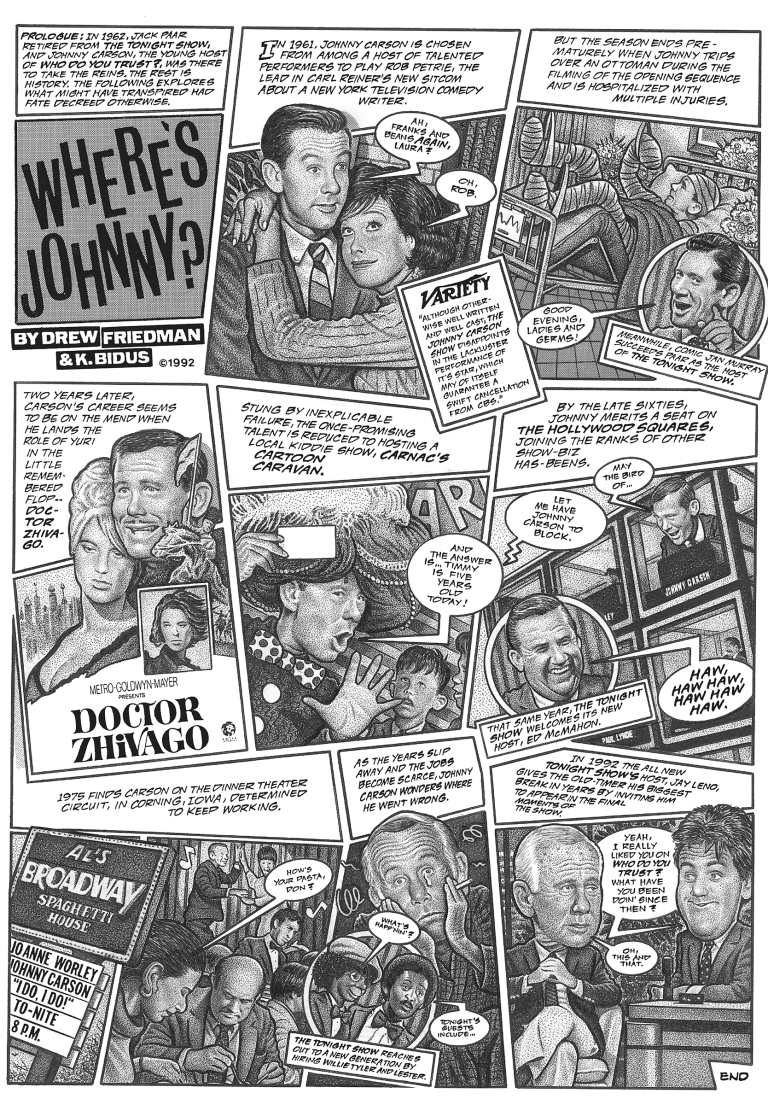 The Drew Friedman Interview - The Comics Journal