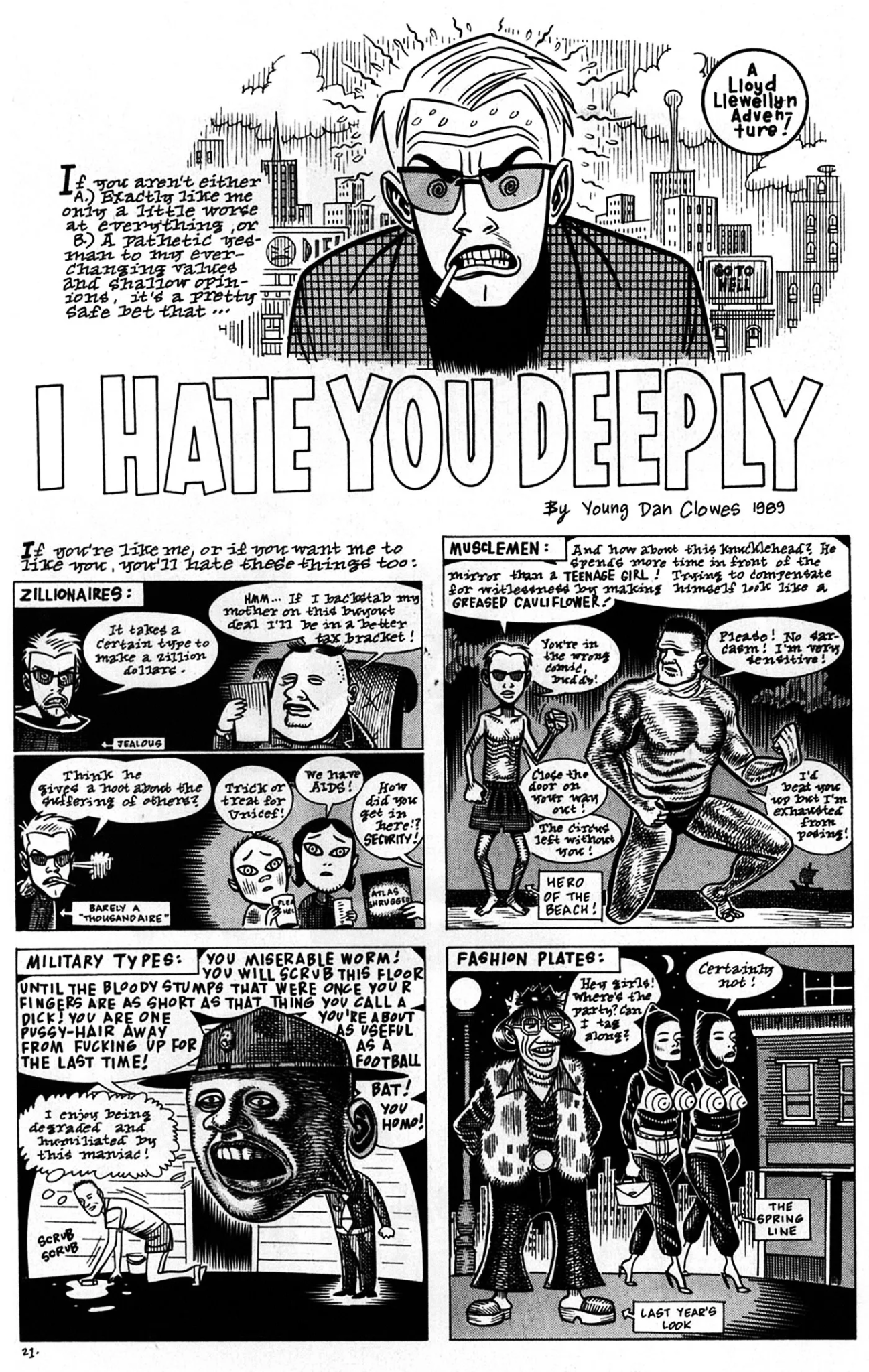 "This Book Is About My Hatred Of Chaos": Daniel Clowes on Monica - The ...