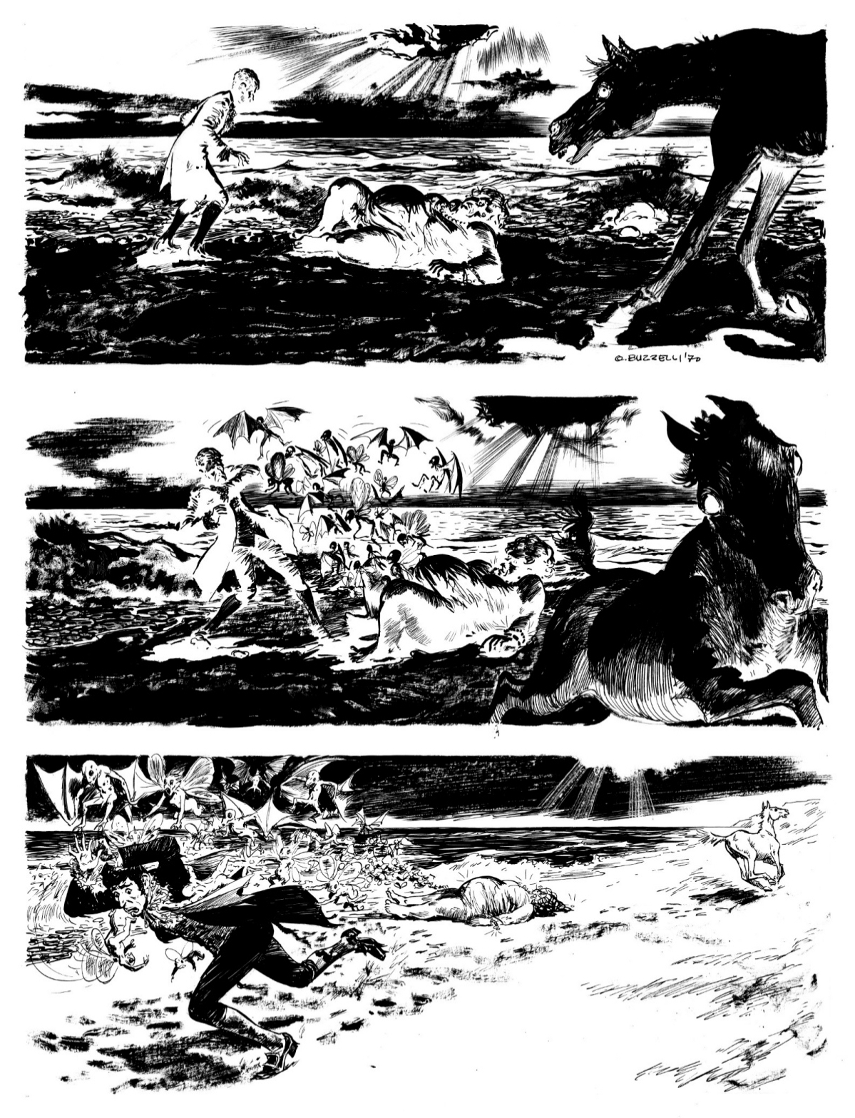 Buzzelli Collected Works Vol. 1: The Labyrinth - The Comics Journal