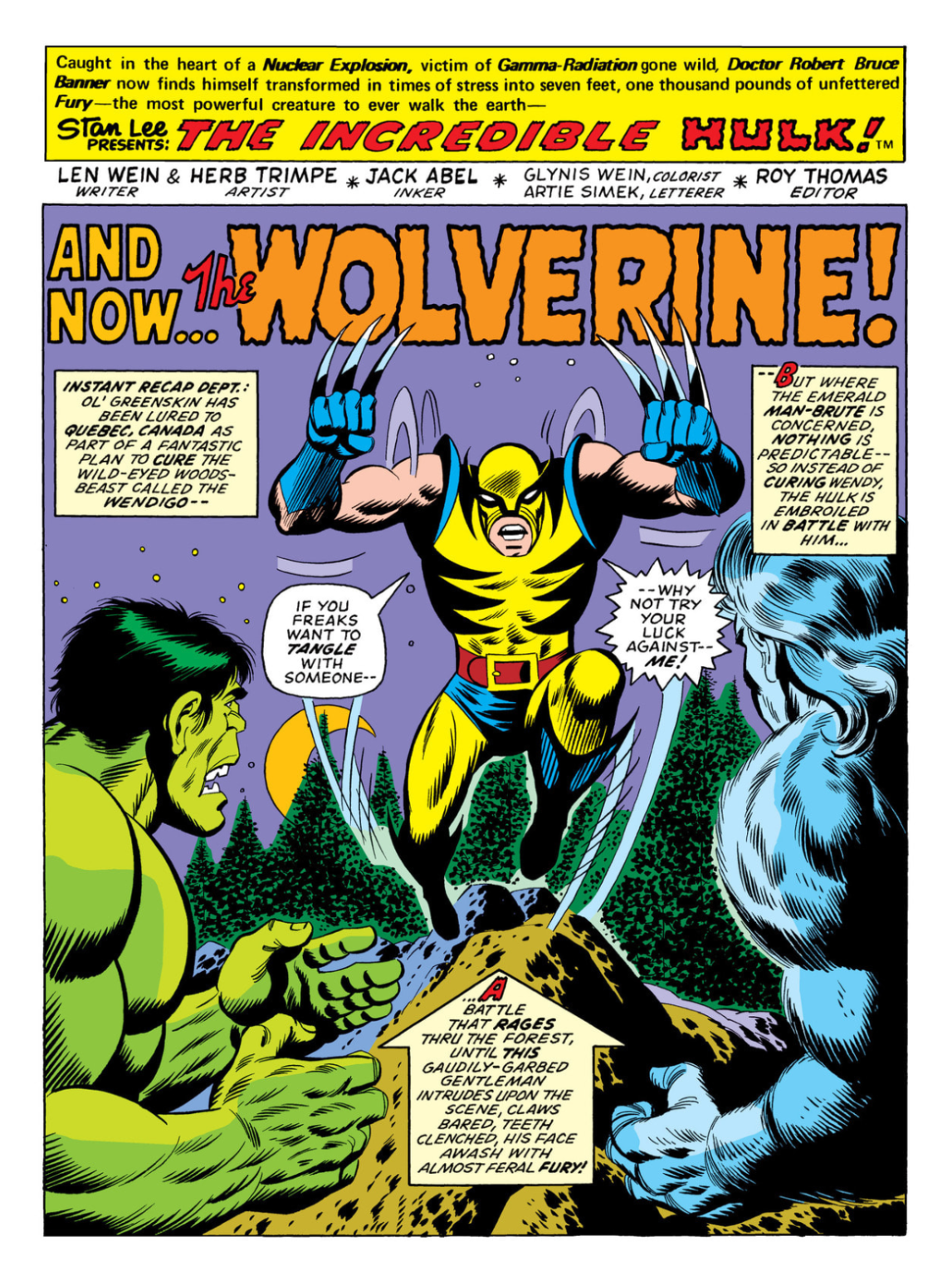 Logan’s Run: Roy Thomas, Len Wein, and the curious case of the ...