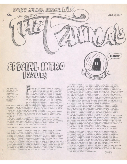 Funny-Animal Fictions: Comics Fandom and the Late Introduction of Furry ...