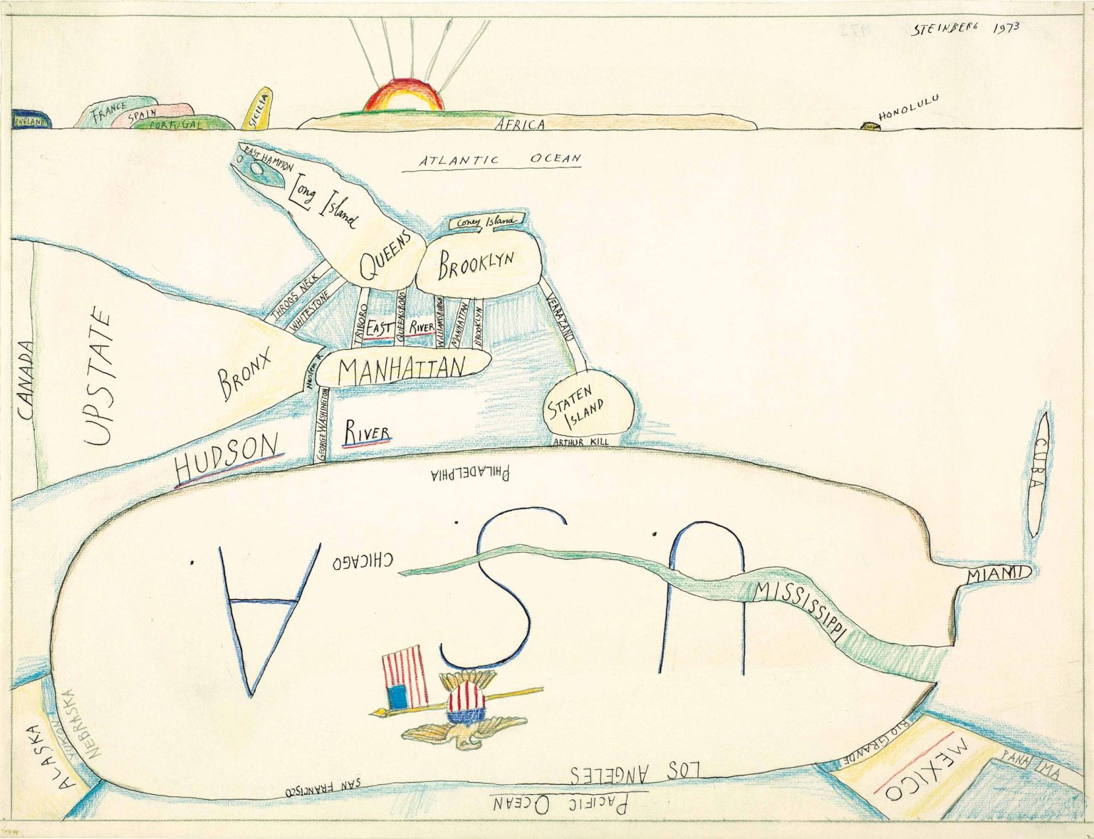Saul Steinberg, yesterday and today - The Comics Journal