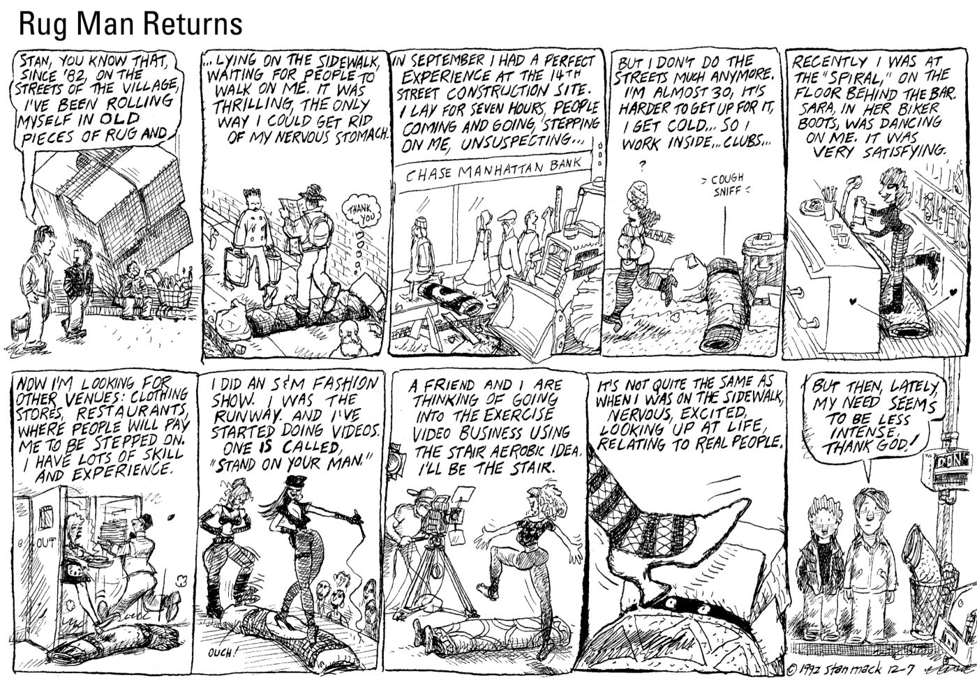 'I'm Walking Backwards For This Strip': Stan Mack on Real Life Funnies ...