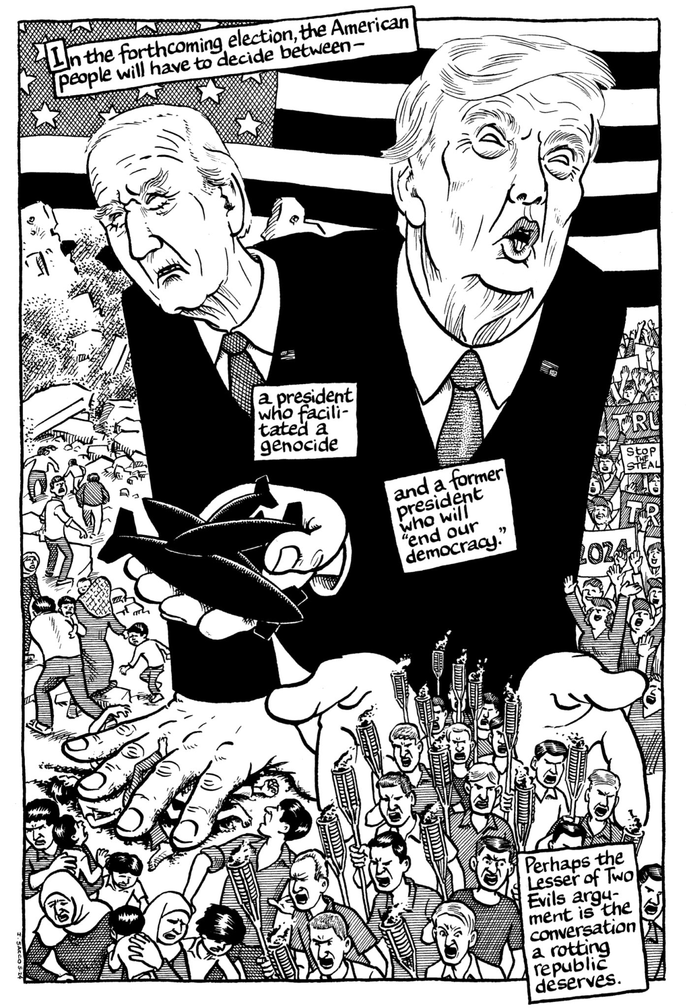 The War on Gaza - The Comics Journal