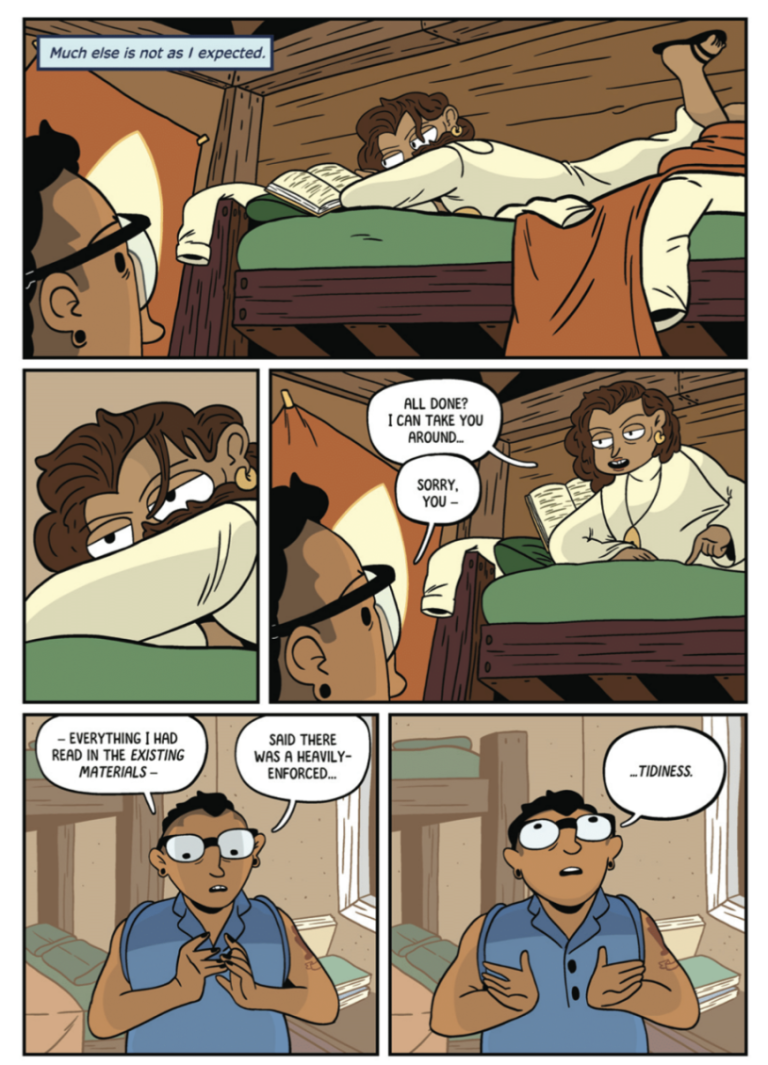 WHIT TAYLOR/MATTIE LUBCHANSKY: The Ticket for 2028 - The Comics Journal